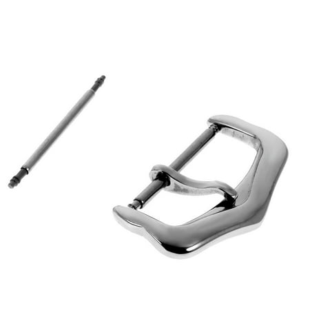 18/20mm Stainless Brushed Polished Pin Clasp Tang Buckle | Walmart Canada