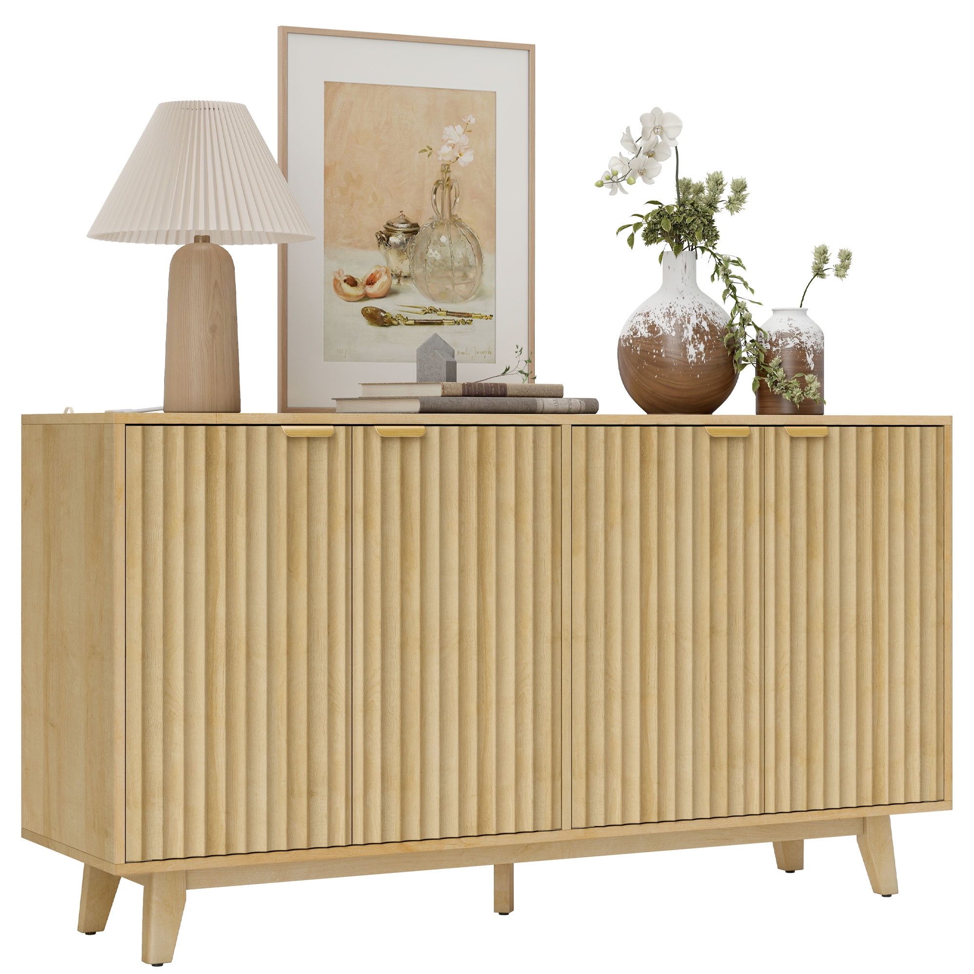 Click here for Homcom 55 Modern Sideboard Buffet Cabinet With Flu... prices