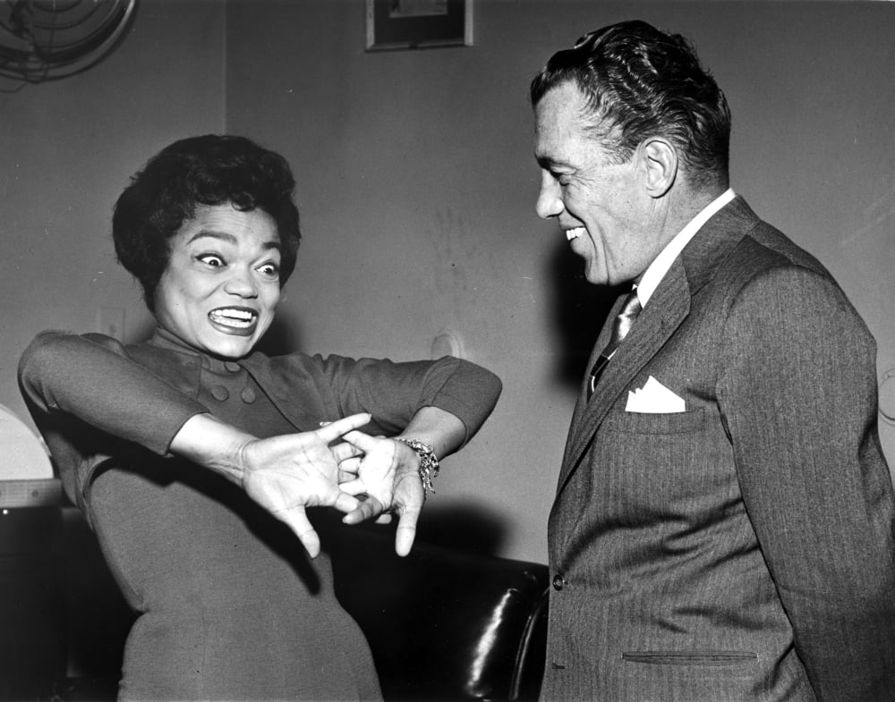 Eartha Kitt Talking in Classic Photo Print (24 x 30) - Walmart.com