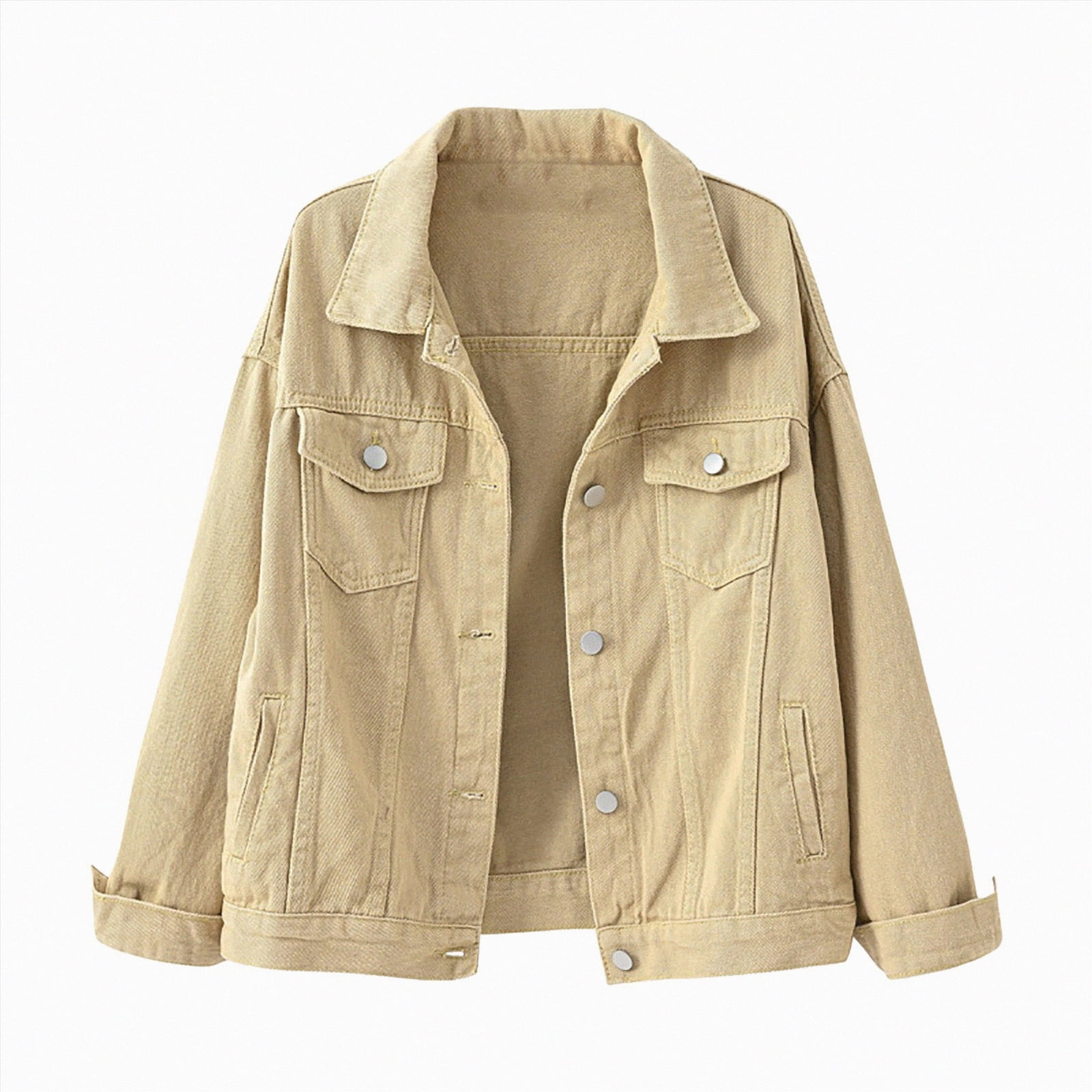 Click here for Splozh Fall Jackets Womens Bride Casual Jean Jacke... prices