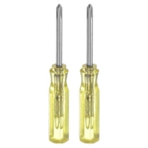 Uxcell 2Pcs PH0 Mini Phillips Screwdriver 2mm Magnetic Cross Head 45mm ...