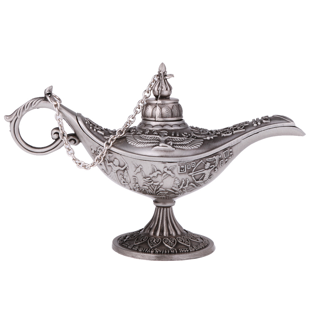 Magic Panto Arabian Genie Oil Lamp Fancy Dress Prop Beads Storage #2 ...