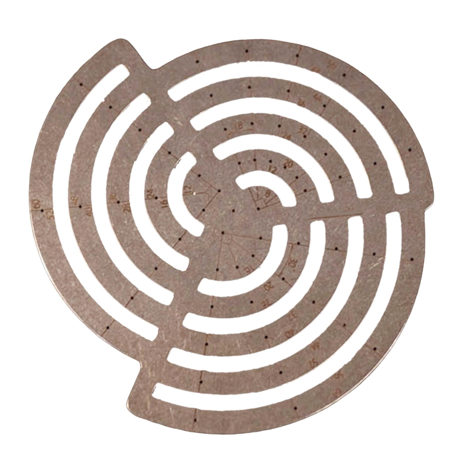 Smooth Leather Cutting Tool Multi Drawing Tool Multipurpose Curve Ruler ...