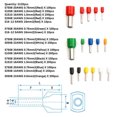 2120PCS Electrical Wire Connectors Cord Pin End Bootlace Ferrule Crimp ...