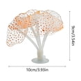 AuroraX Glow in the Dark Aquarium Decor Luminous Sea Anemone Fresh ...