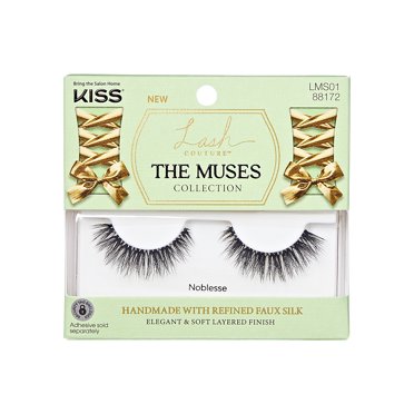KISS Lash Couture Matte Black Faux Mink Eyelashes Multipack, Matte ...