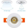 SRWEHG-2Inch LED Recessed Ceiling Light, 3W Dimmable LED Downlight, 60 ...