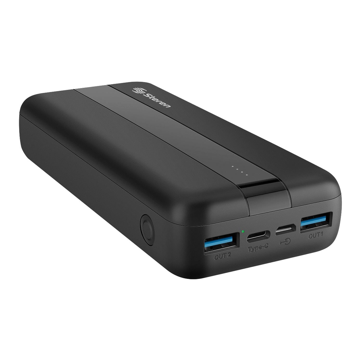 Power Bank 20000 mAh Turbo Charge QC 2 salidas USB/USB C Steren MOV-2000 | Bodega Aurrera en línea