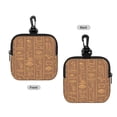 Ancient Egypt Vintage Square Gear Pouch with Lobster Clasp Waterproof ...