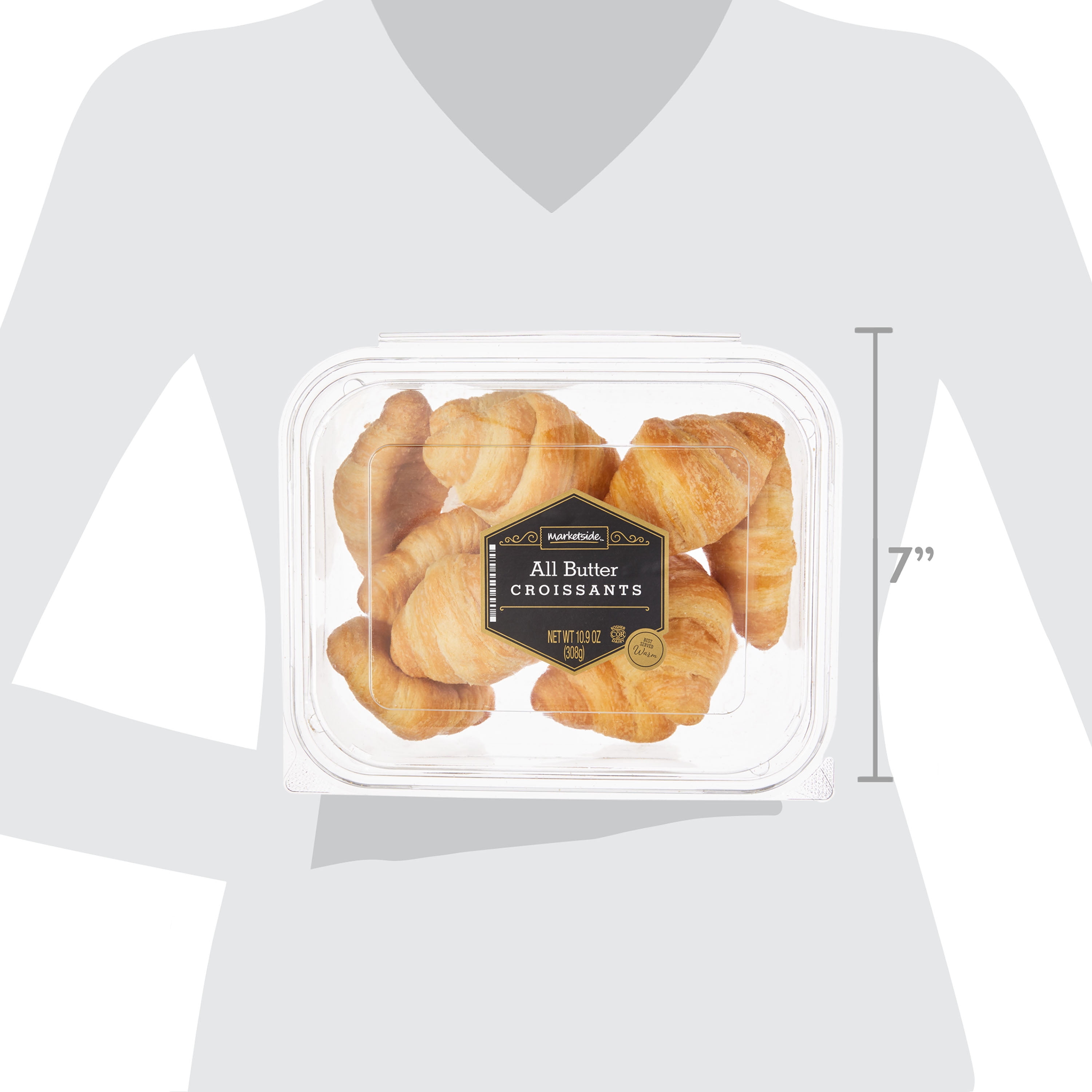 Buy Marketside All Butter Mini Croissants, 10.9 oz, 11 Count Online at ...