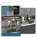 Triani Under Cabinet Rack Kitchen Storage Rack with 10 Hooks for Cup ...