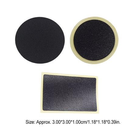 10 Pieces Puncture Patch Tire Patches Adhesive Fast Repair Glueless ...