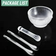 FOUR E's Scientific Glass Mortar and Pestle Bowl Set with 2 Stainless ...