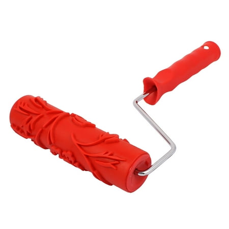 7 Inch Household Embossing Painting Rubber Roller Paint Brush Hand Tool ...