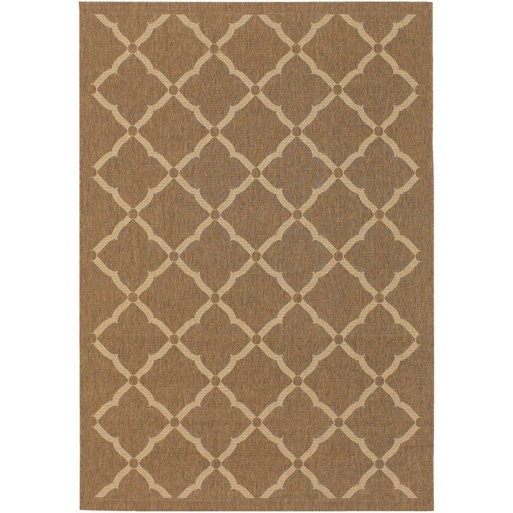 Couristan 3077-0016 Five Seasons Cream Indoor/Outdoor Rug - Walmart.com
