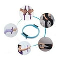 Flexible Yoga Ring 14 Inch, Pilates Toner with Padded Handles for Arms ...