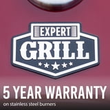 Expert Grill 3 Burner Propane Gas Grill in Red - Walmart.com