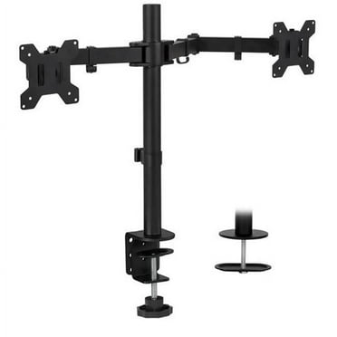 onn 13" - 32" Full Motion Dual Monitor Desk Mount - Walmart.com