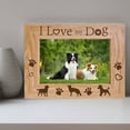 1pc Rectangle with Dog & Word Wooden Photo Frames with PVC Clear Film ...
