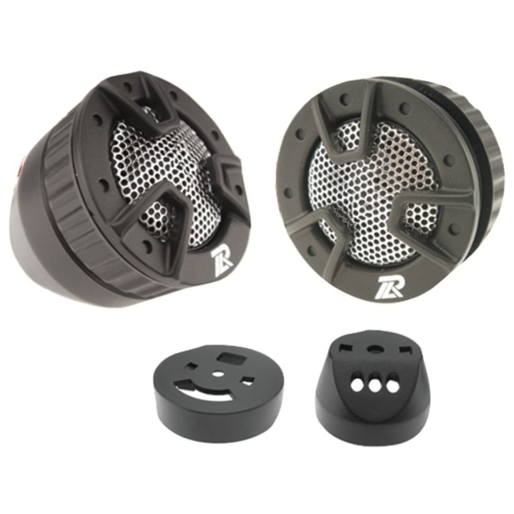 Power Acoustik NB-4 Tweeters (pair of 2) 250 Watt 4-Way Mounting 6.5in ...