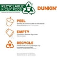 KeuRig K-Cup 88 Count Dunkin' Donuts Medium Roast Ground Original Blend ...