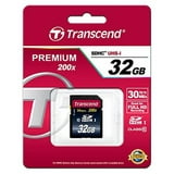 transcend 32gb sdhc class 10 flash memory card up to 30mb/s (ts32gsdhc10) - Walmart.com