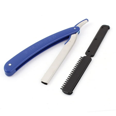 Plastic Handle Folding Hair Tool Shaving Razor Comb Trimmer Blade ...