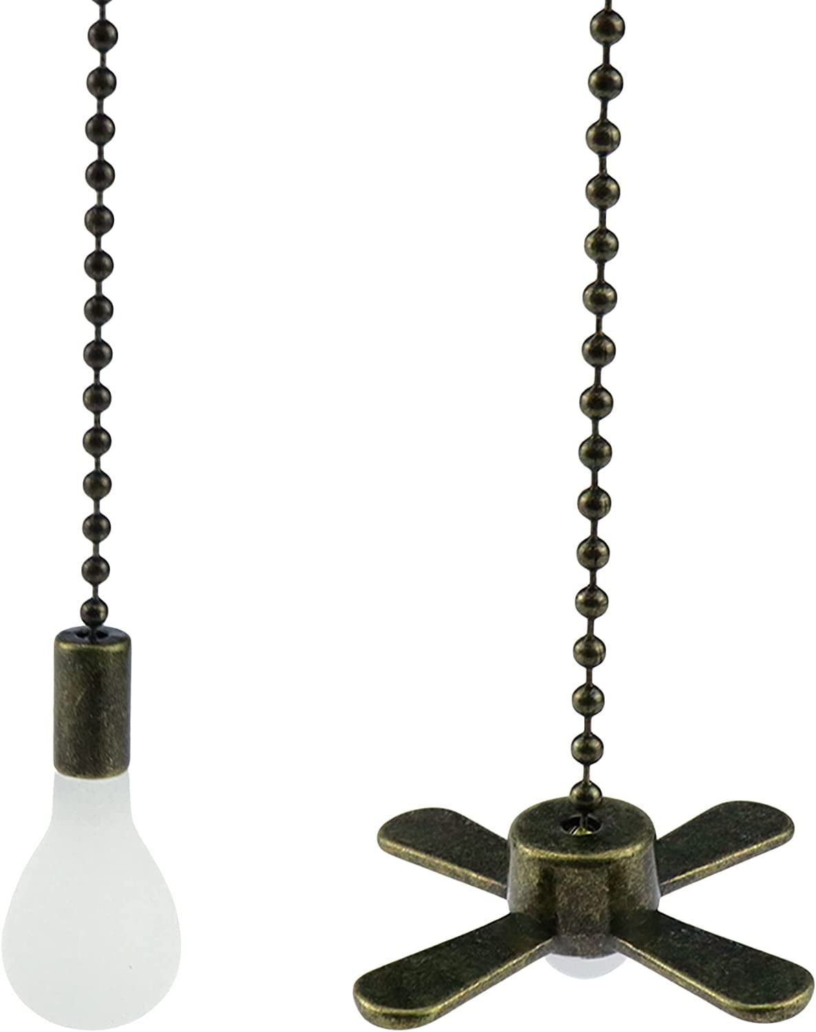 Ceiling Fan Pull Chain, for 12-inch Light Bulb and Fan Cord Extension ...