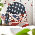 4th of July Patriotic Stars Stripes Throw Pillow Cover, 12 x 20 Inch ...