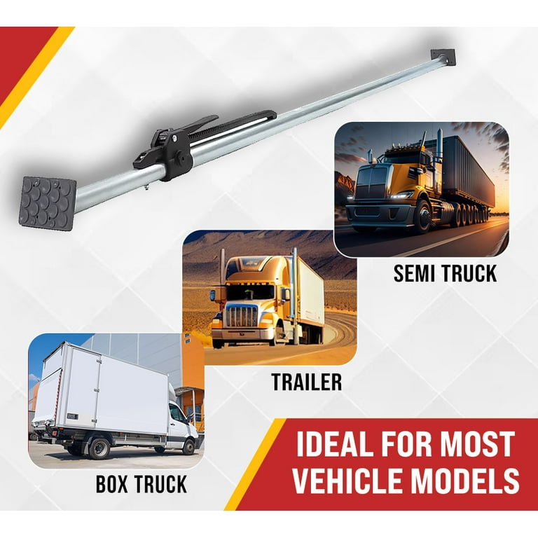 Truck Bed Stopper Heavy Duty Truck Bed Cargo Bar Adjustable Divider ...
