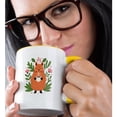 3drose, Funny Badger with a Cup of Hot Coffee. Positive Autumn Season ...