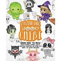 How to Draw Books: Drawing Spooky Chibi : Learn How to Draw Kawaii ...