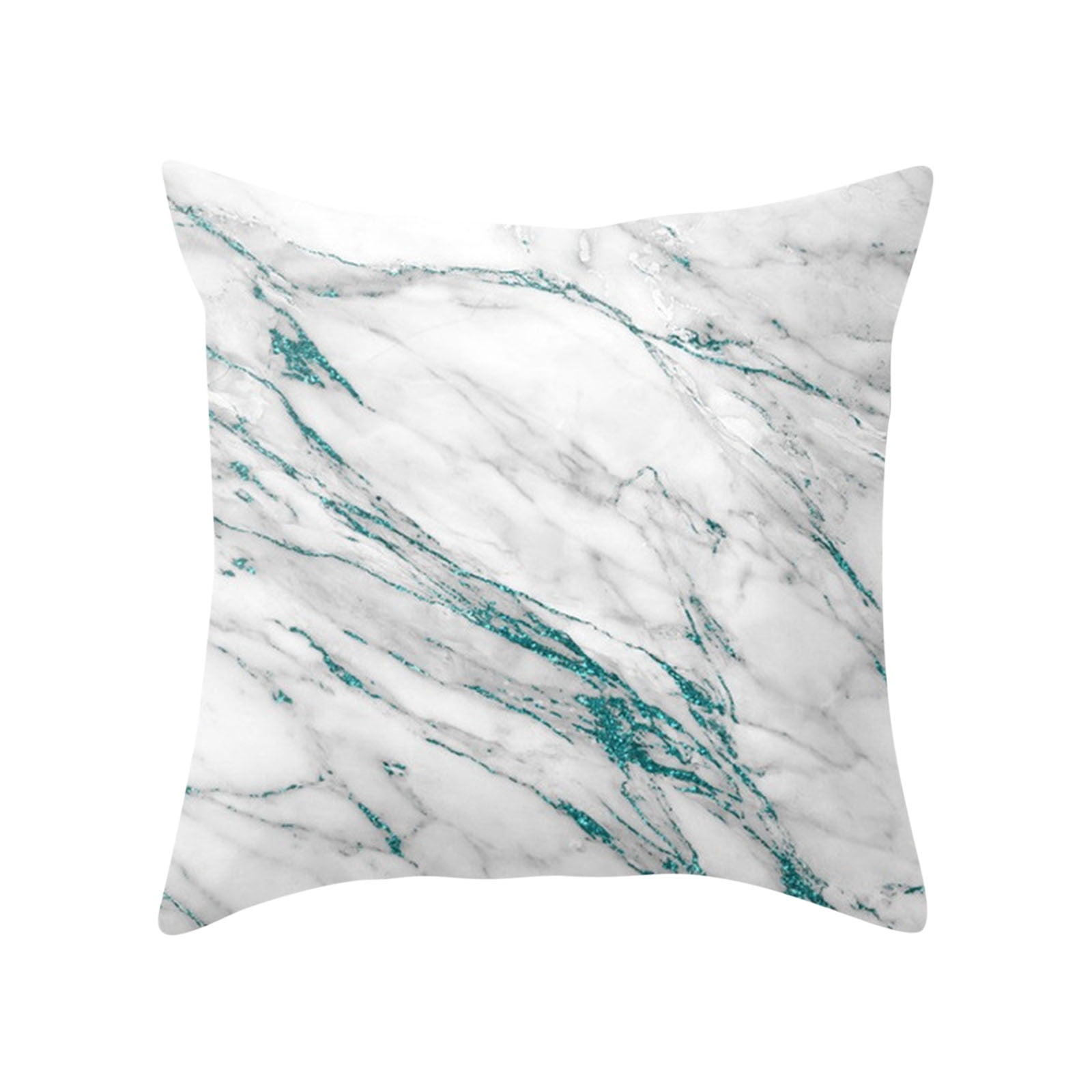 VerPetridure Marble Texture Nordic Style Peach Skin Velvet Pillowcase ...