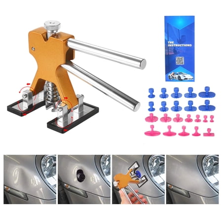 Auto Paintless Dent Kits Adjustable Gold Dent Lifter Dent Tool Kit with ...