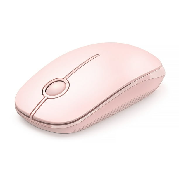 Jelly Comb 2.4G Slim Wireless Mouse with Nano Receiver, Less Noise ...