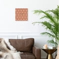 3drose, Pattern Design of Orange Fractal Background, 15x15 Wall Clock ...