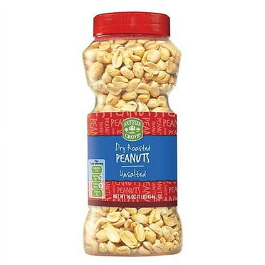 Planters Food Nuts: Unsalted Dry Roasted Peanuts, 35 oz Resealable ...