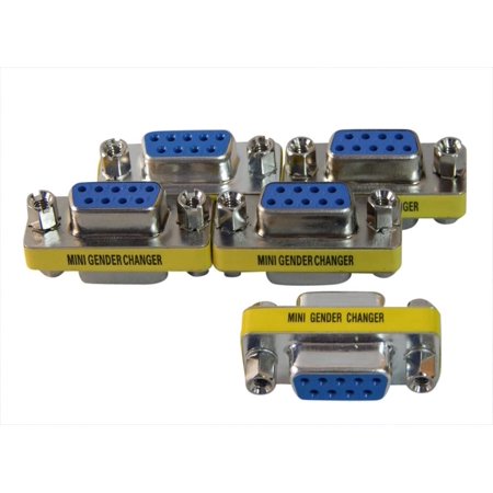 5 Pack of DB9 (serial 9 pin ) Female to Female Adapters. | Walmart Canada