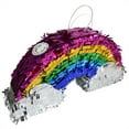 Way To Celebrate Multi-Color Foil Rainbow Party Pinata Bright Rainbow ...
