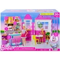 Barbie Pretend Play Food Kitchen Set, Cook 'n Grill Restaurant Playset ...