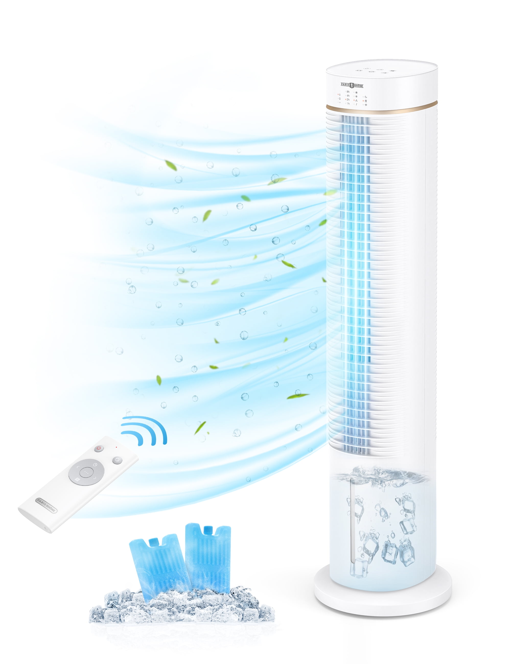 Paris Rhône Evaporative Air Cooler, 3-in-1 45" Air Cooler, Tower Fan ...