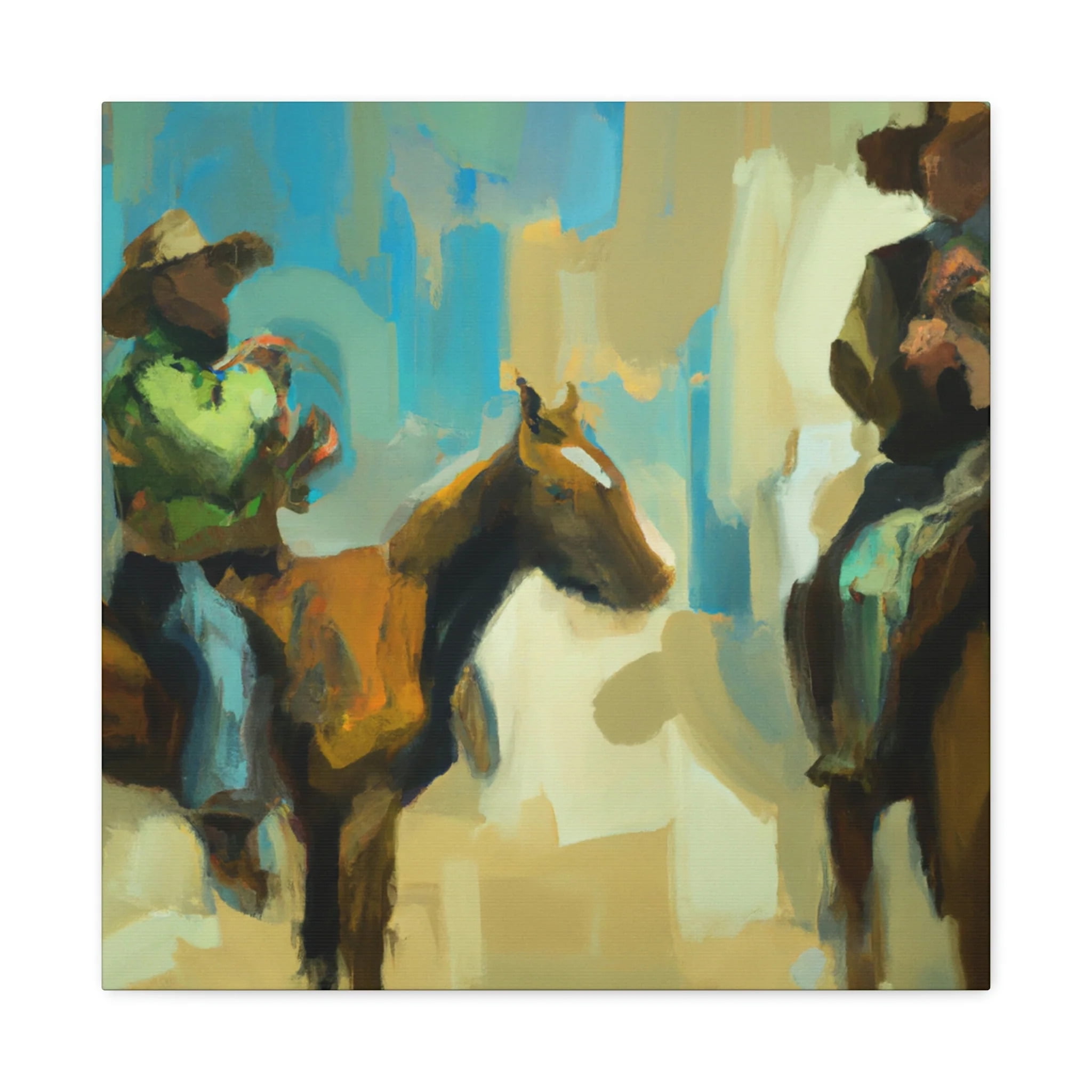 Stirrups of Expressionism - Canvas - Walmart.com