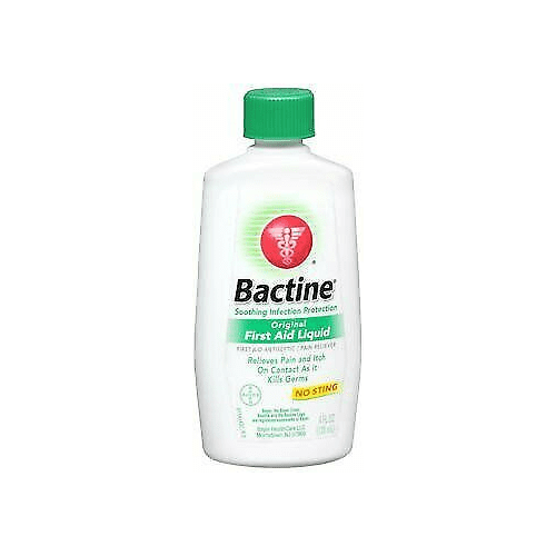 6 Pack Bactine MAX Pain Relieving Cleansing Liquid with 4% Lidocaine, 4 ...