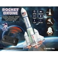 Space Force 2.4GHz R/C Flying Rocket Drone with LED Lights and 360 ...