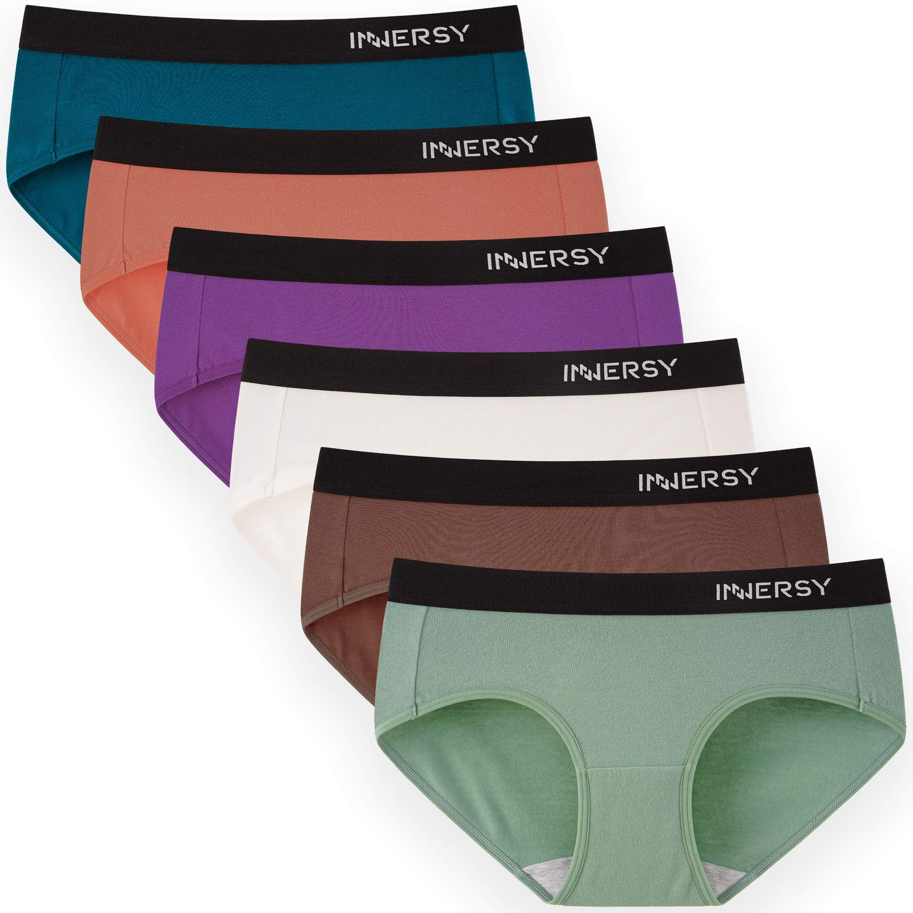 Click here for Innersy Womens Underwear Cotton Hipster Panties Wi... prices