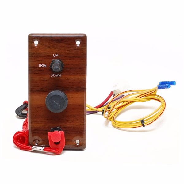 Premier 17217C Woodgrain Marine Boat Trim Switch Panel w/ Ignition ...