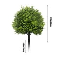 Artificial Cedar Topiary Trees for Outdoor Decoration with Ground Spike ...