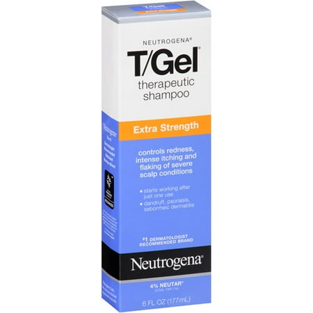 Neutrogena T/Gel Extra Strength Therapeutic Shampoo, 6 fl oz - Walmart.com