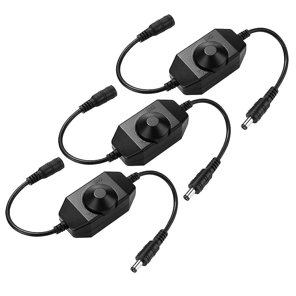 Light Dimmer, Dc 12v-24v Dimmer Switch For Strip Lights, Single Color ...