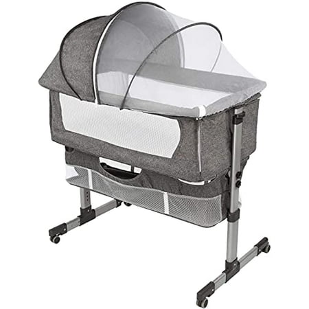 3 in 1 Travel Baby Crib Baby Bed with Breathable Net Bedside Crib ...